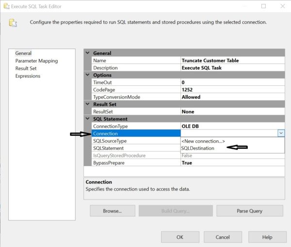 Designing a simple SSIS package using SQL Server 2016